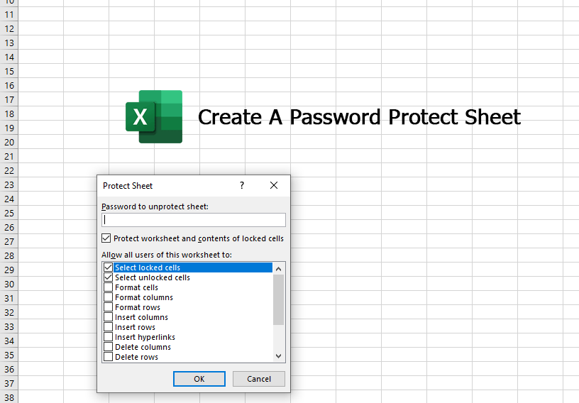 How To Protect Excel Sheet By A Password I FIX PROBLEM