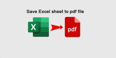 2 Ways How to save an Excel sheet to pdf file - I FIX PROBLEM