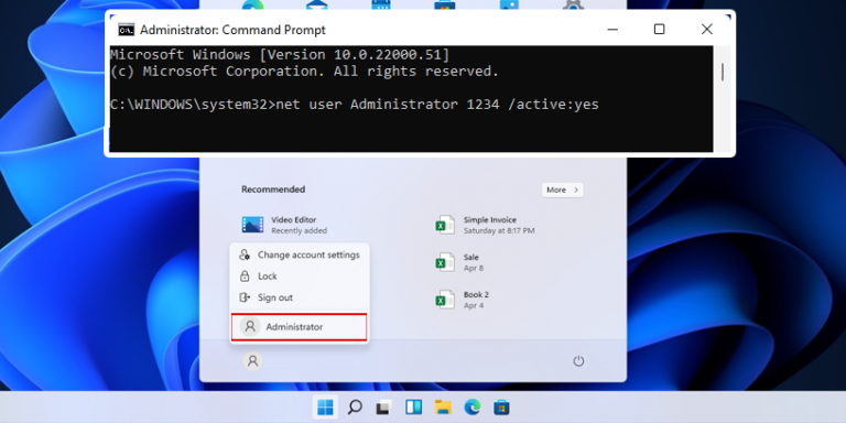 How to enable Administrator account in Windows using command prompt ...
