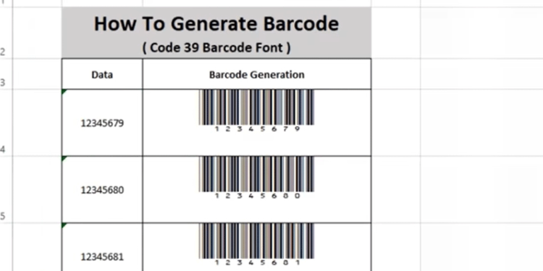 How To Generate Barcode in Excel - I FIX PROBLEM How To Generate Barcode in Excel - I FIX PROBLEM