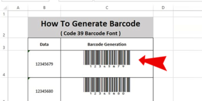 How To Generate Barcode in Excel - I FIX PROBLEM