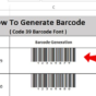 How to create barcode in excel using VBA Code - I FIX PROBLEM