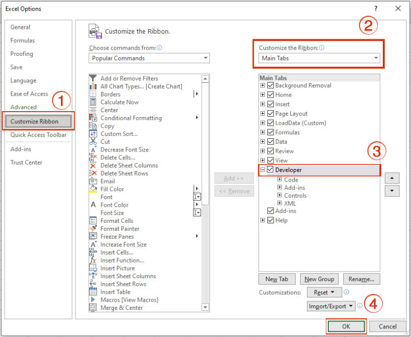 How to show the developer tab in Excel - I FIX PROBLEM