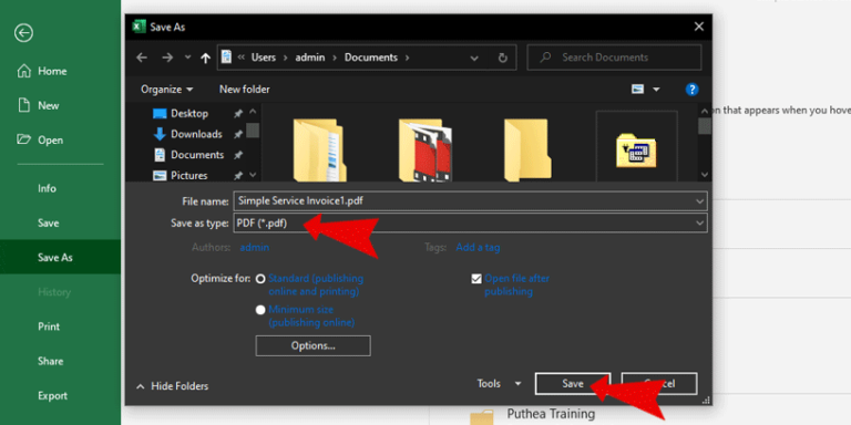 2 Ways How to save an Excel sheet to pdf file - I FIX PROBLEM