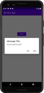 How To Create Yes/No Dialog Message In Android Studio - I FIX PROBLEM