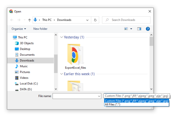 How To Code Html Input Type File With Accept Attribute I Fix Problem