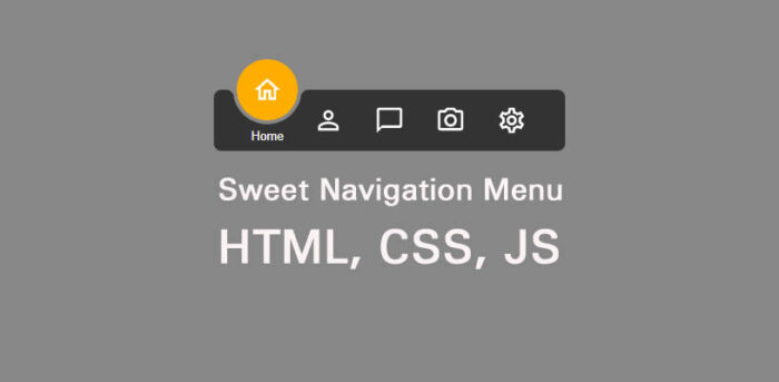 Sweet Navigation Menu Using Html Css And Javascript I Fix Problem