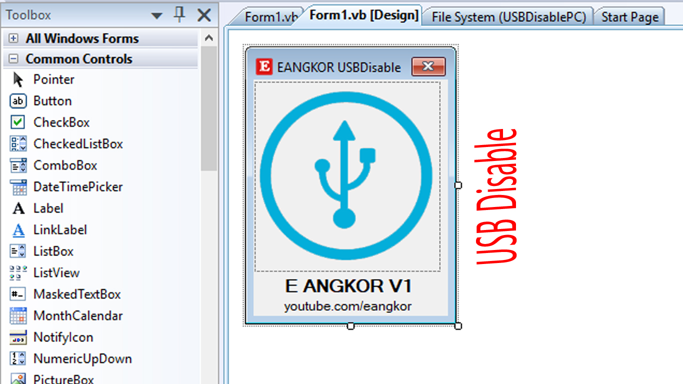 Create A USB Disable Application in VB.Net - I FIX PROBLEM Create A USB Disable Application in VB.Net - I FIX PROBLEM